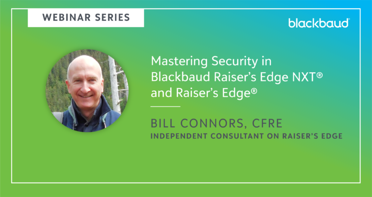 Bill Connors CFRE, Consulting & Training on Raiser's Edge